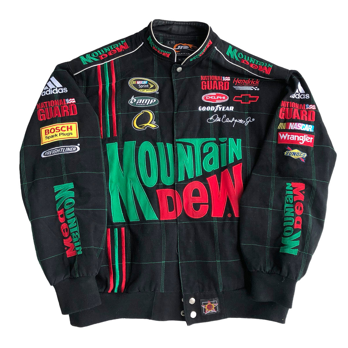 Dale Jr Mountain Dew Adidas Racing Jacket XL – Getem Vintage